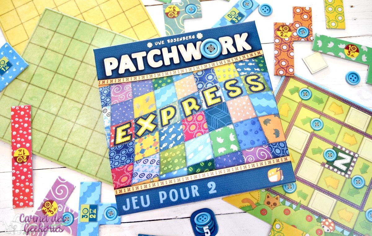 [J2S] Patchwork Express - Funforge - Carnet des geekeries