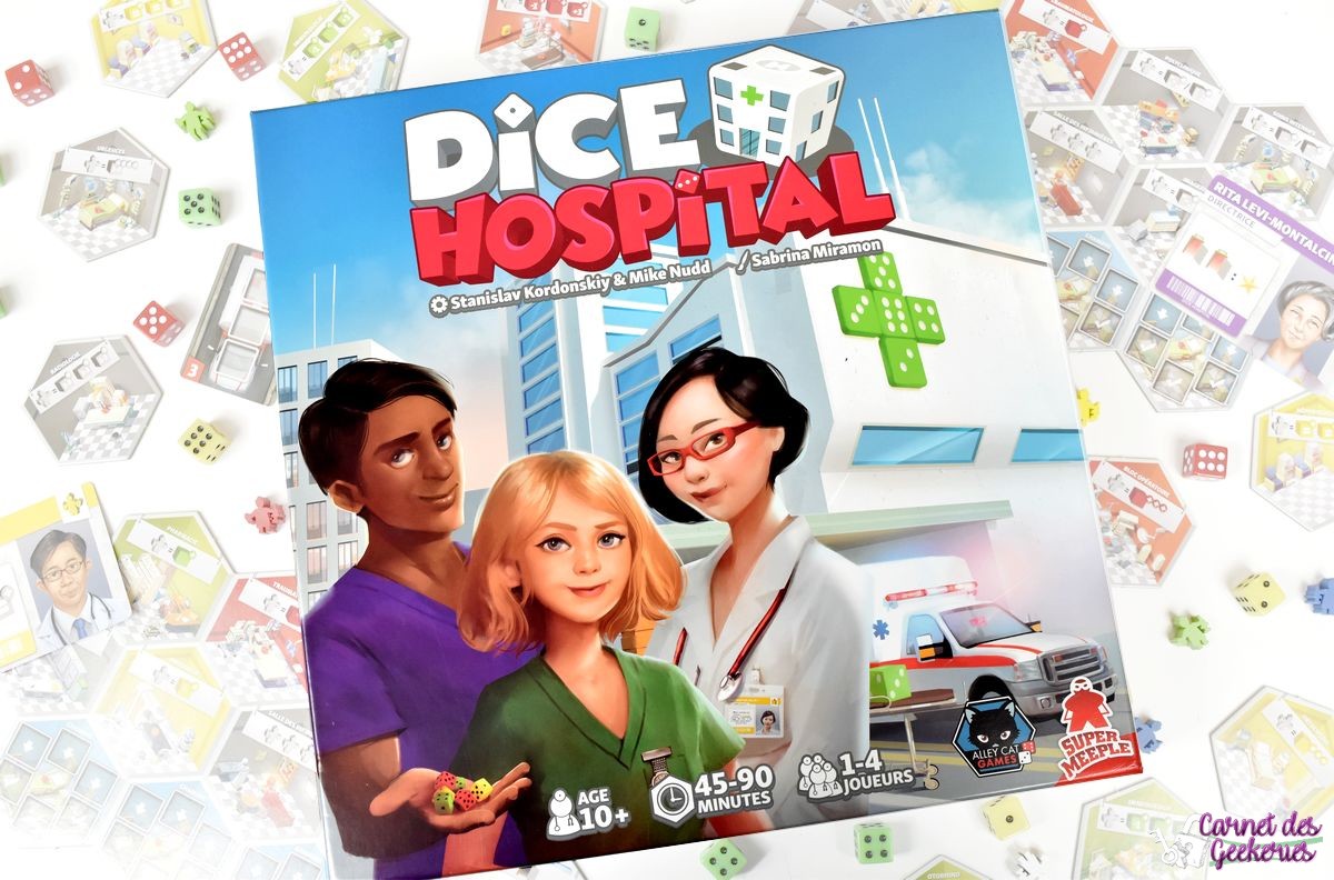 Dice Hospital (et son extension) - Test et Avis - Super Meeple - Carnet ...